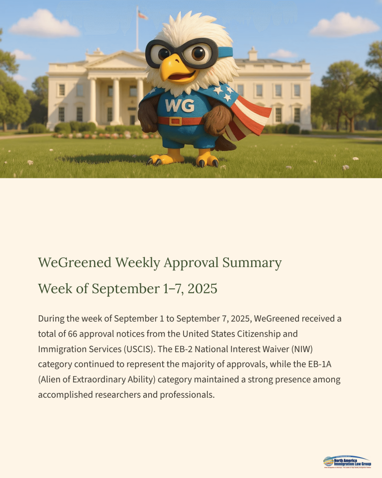 WeGreened Approval Statistics: Week of September 1, 2025 | Chen ...